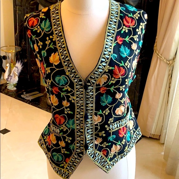 Jackets & Coats | Wool Embroidered Vest | Poshmark